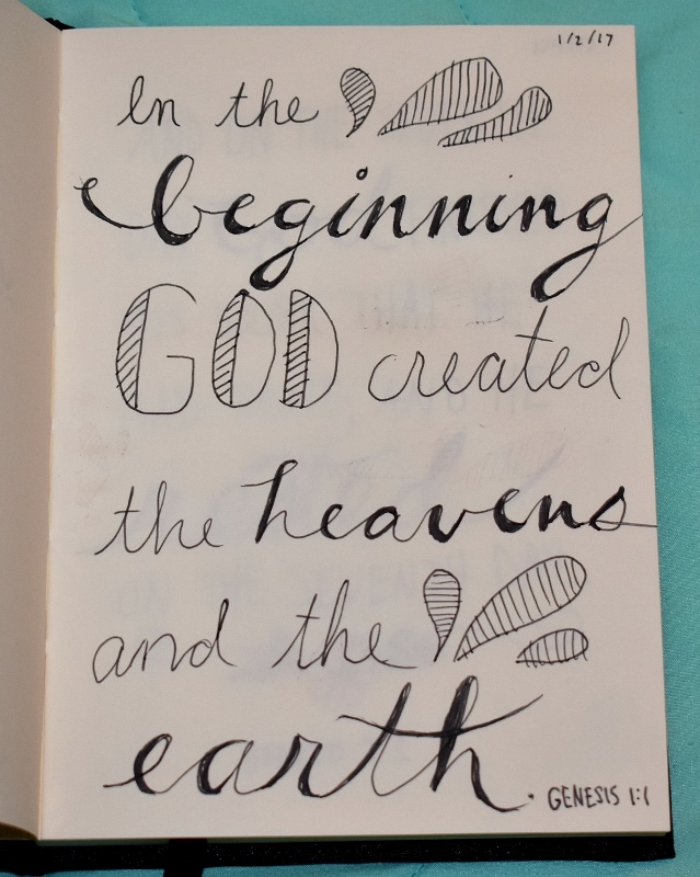 A Peek Into My Bible Journal – Allison Marie