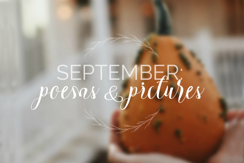 September {Poetry & Pictures} – Allison Marie